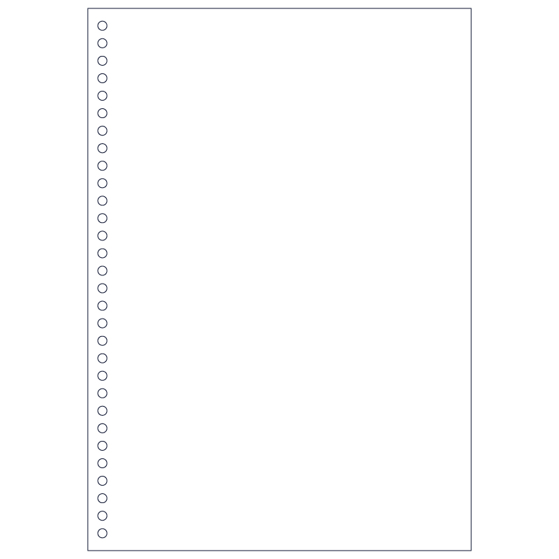 FSC®認証 マルチプリンタ帳票 A4 白紙 30穴｜HISAGO ヒサゴ株式会社｜ラベル・伝票・雑貨・ラミネーター