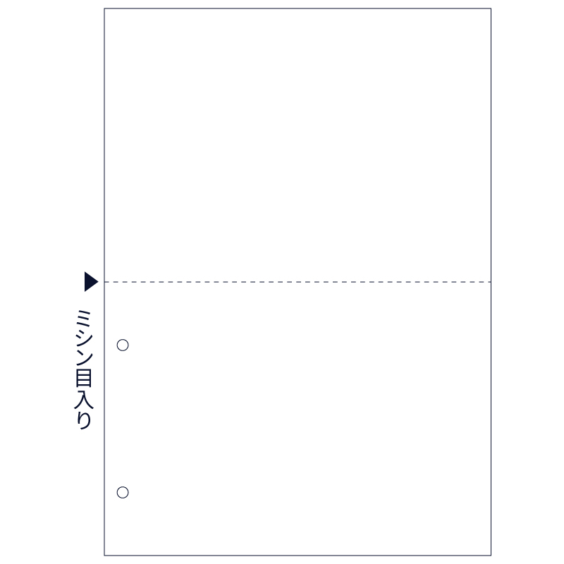 FSC®認証 マルチプリンタ帳票 A4 白紙 2面 2穴｜HISAGO ヒサゴ株式会社｜ラベル・伝票・雑貨・ラミネーター