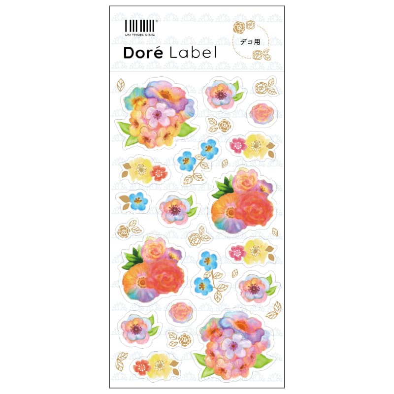 Dore Label 箔 モチーフ ブーケ｜HISAGO ヒサゴ株式会社｜ラベル・伝票・雑貨・ラミネーター